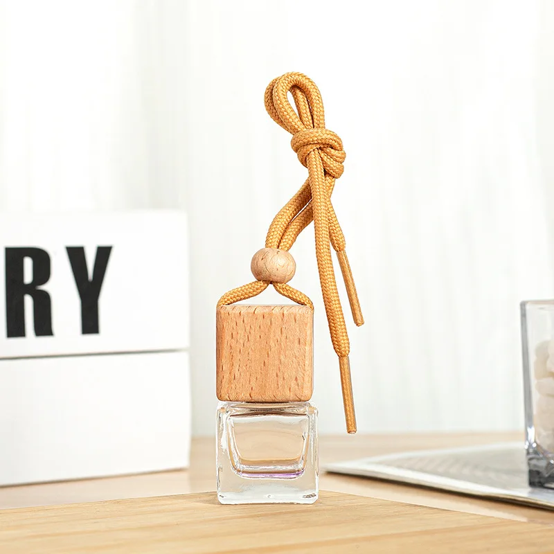 Custom Logo Hanging Glass Car Diffuser Bottle Air Freshener Perfume ...