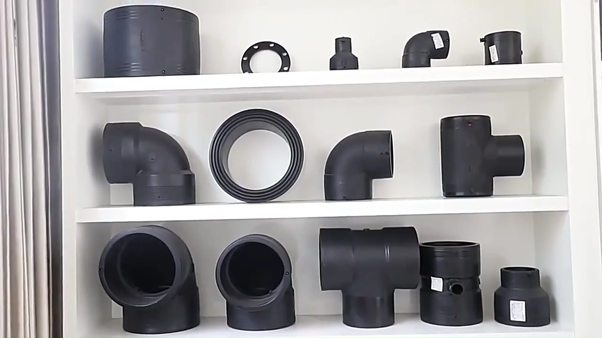 Abs Fittings Tee/elbow/core Plugs/brackets/supports/ends Plastic - Buy Plastic Tube Customized ...