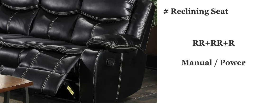 Shop Our Recliner Sofa Set 3RR+2RR+1R - 6 Seater Motion Sofa