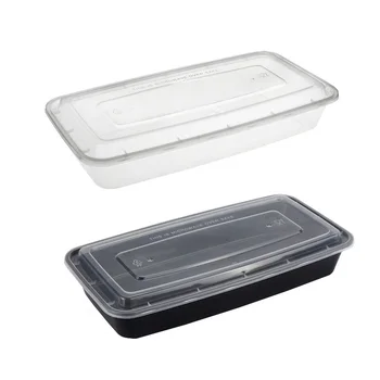 Food Grade Microwavable Rectangular Box Fast Food Fish Disposable Pp ...