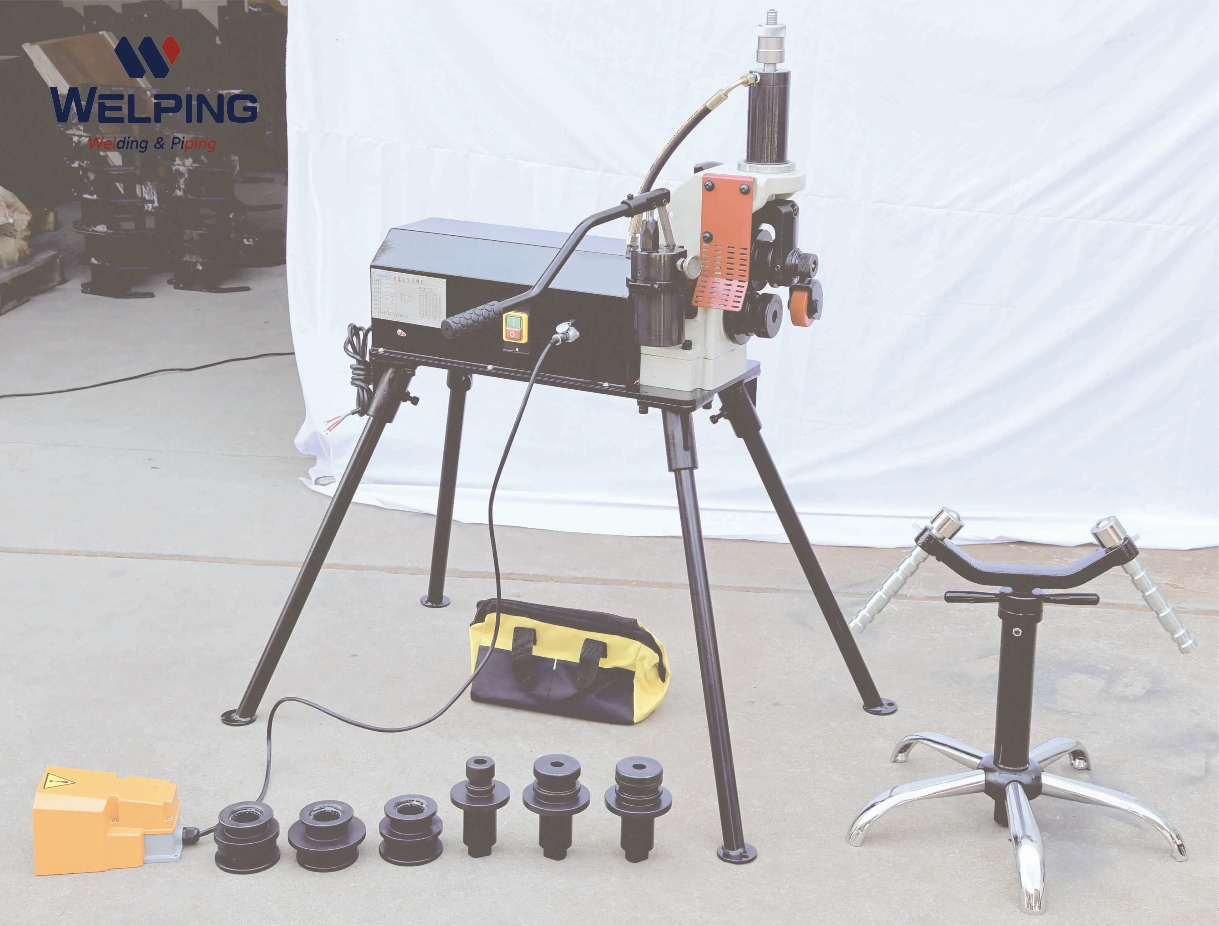 8" Sch 40 Roll Grooving Machine for Pipe Grooving - Reliable Ductile ...