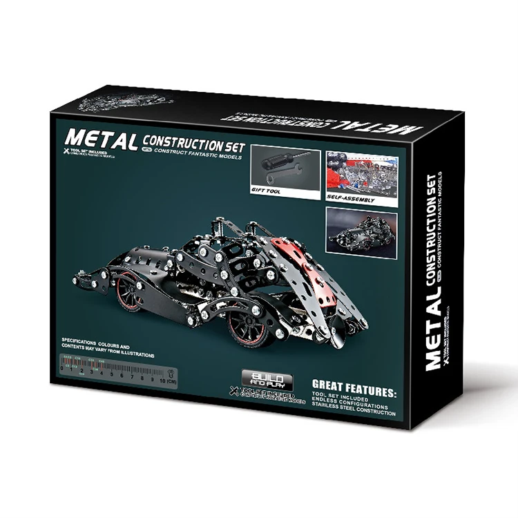 Wholesale Diy Assembly Metal Block Creative Building Block Vehicle Toy ...