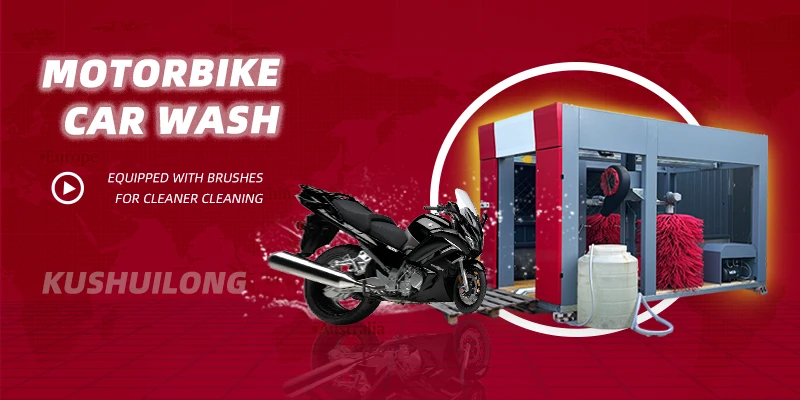 Automatic Motorbike Wash Machine - High Pressure Cleaning