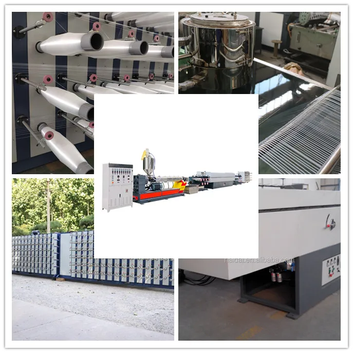 Pp Reinforced Concrete Fiber Extruder Machine / Cement Yarn Extrusion ...