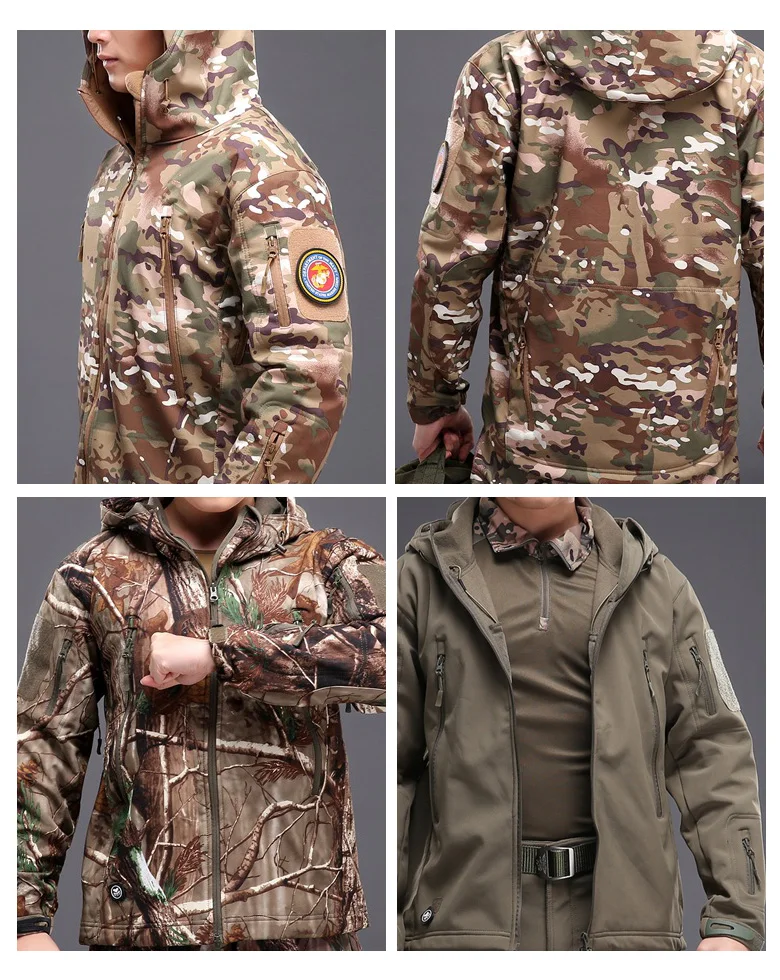 Custom High-Quality Jacket - Camouflage Clothing for Men