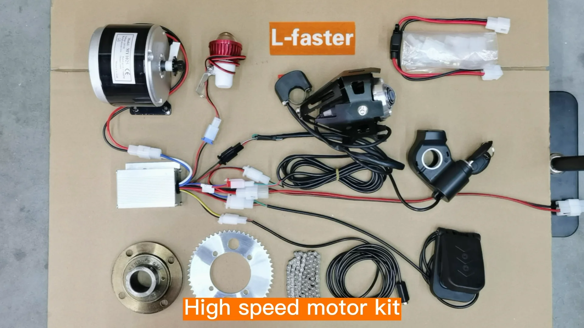 Diy 24v 250w Electric Small Kart Motor E Bike Conversion Kit 250w - Buy ...