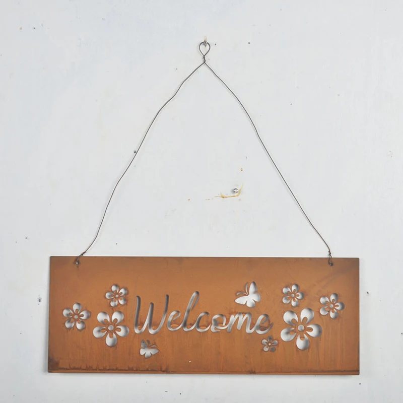 Outdoor Custom Board Welcome Signs Welcome Elves Elf Shield Door Logo ...