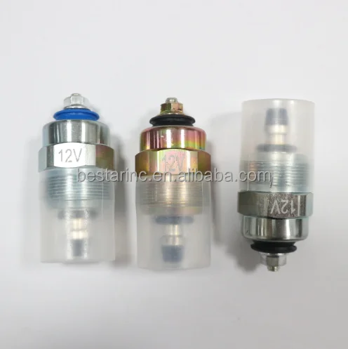 12V and 24V Diesel Engine Shut-off Solenoid Valve 146650-0720 096030 ...