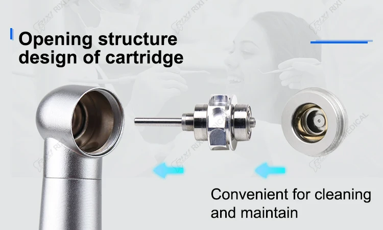 Dental High Speed Handpiece with LED - RIXI RX-PM4(S8)