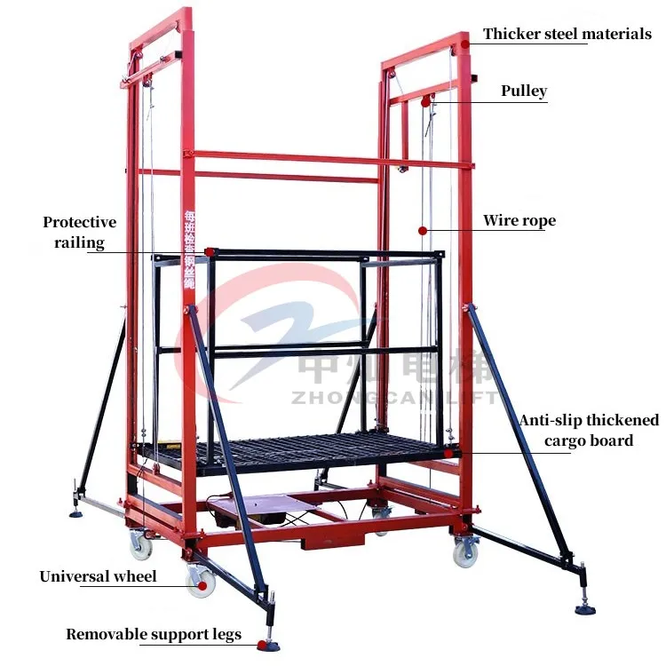 300kg 500kg Mobile Scaffolding - Foldable & Electric Lifting