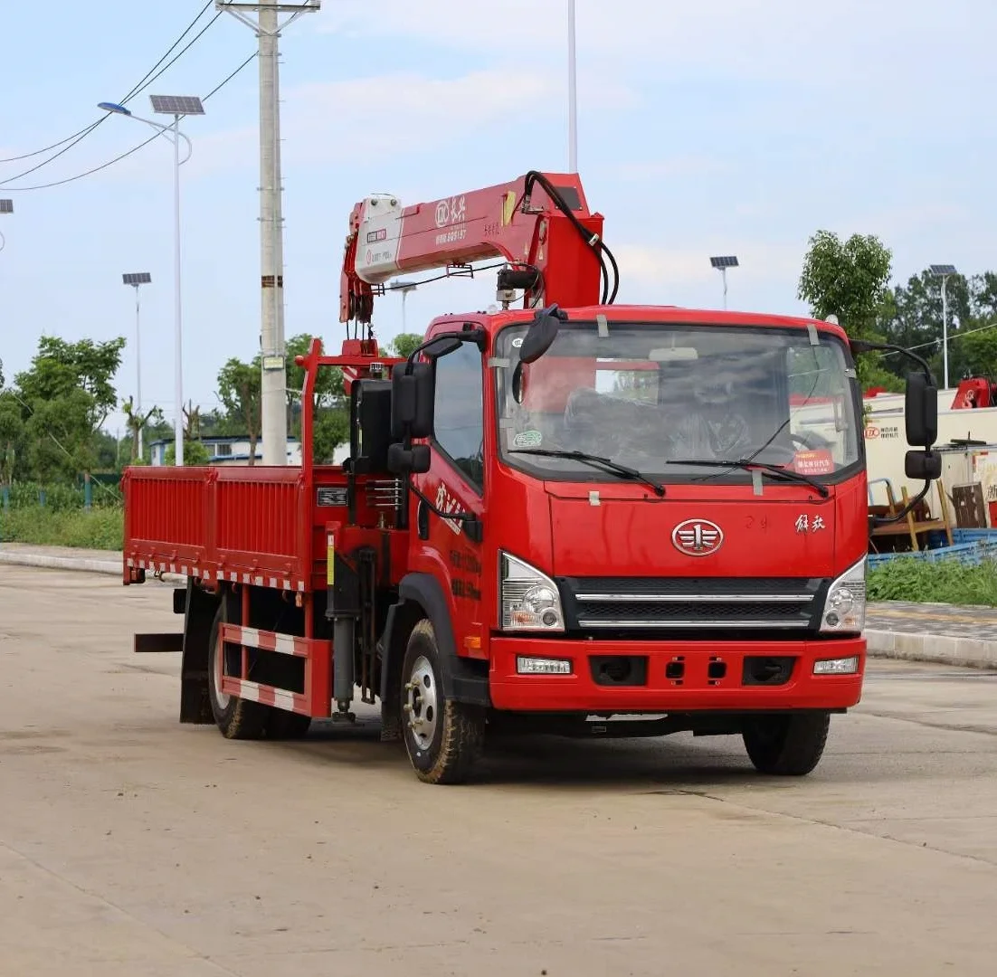 FAW 10 Tons Load 5 Tons Crane Truck - Competitive Price