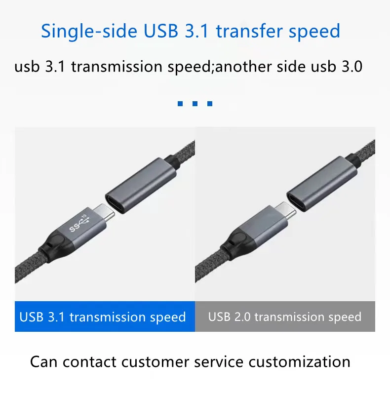 Premium Quality Type C Female To Usb 3.0 Male Port Adapter Cable Usb-c ...