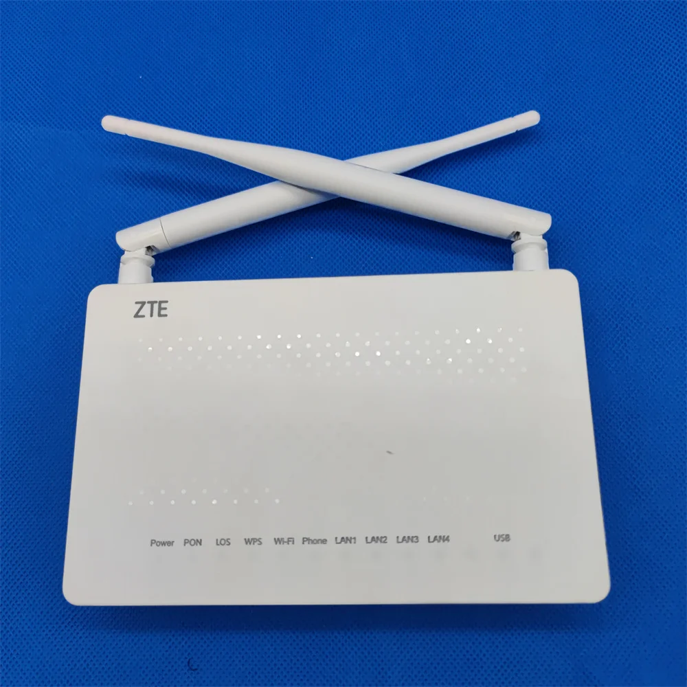 F660 V8 F660 F660 V8.0 Zte 5dbi Onu Gpon+1ge+3fe+1usb+1tel+2.4g Wifi ...