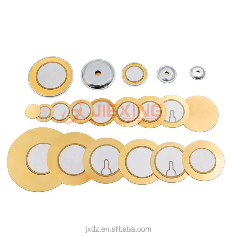 Piezoelectric Ceramic Sheet 12mm 15mm 18mm 20mm 27mm 35mm 50mm Buzzer ...