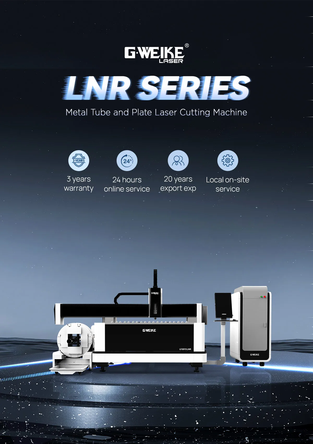 Lf3015lnr Laser Machinery Cutting Gweike LF3015LNR Fiber Laser Cutting Machine With IPG Raycus ...