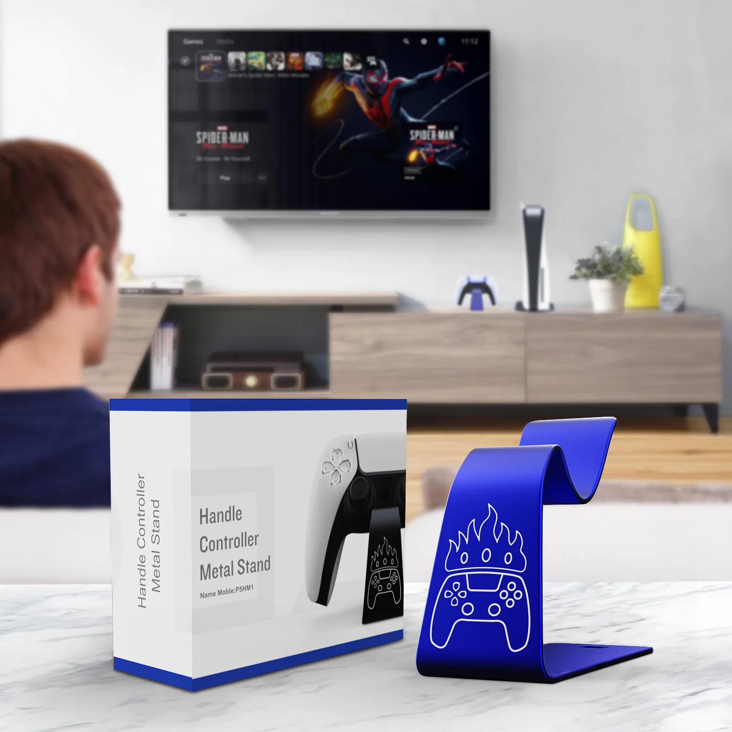 Aluminum Metal Game Controller Holder Universal Gamepad Display Stand ...