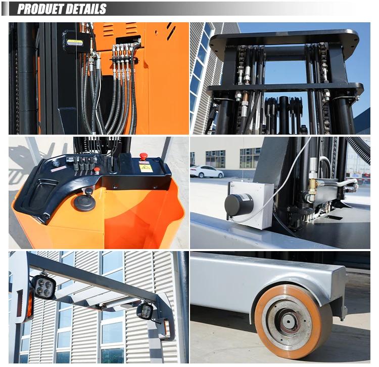 All Terrain 2 Ton New Electric Reach Truck Forklift Cheapest Reach ...