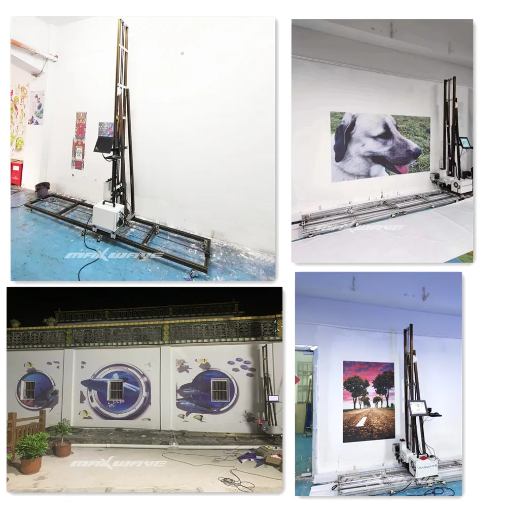 Maxwave Wallpen 3D 5D Double Heads UV Printer - 2500mmx6000mm