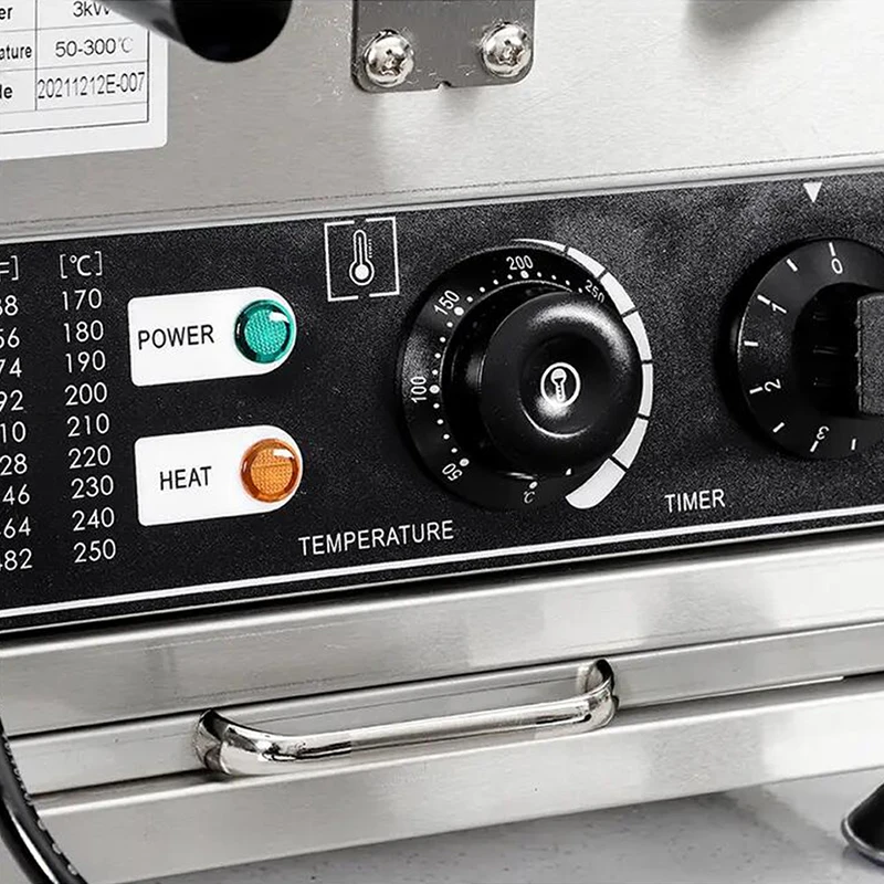 Commercial Electric Cheese Coin Waffle Maker Snack Machines Waffle ...