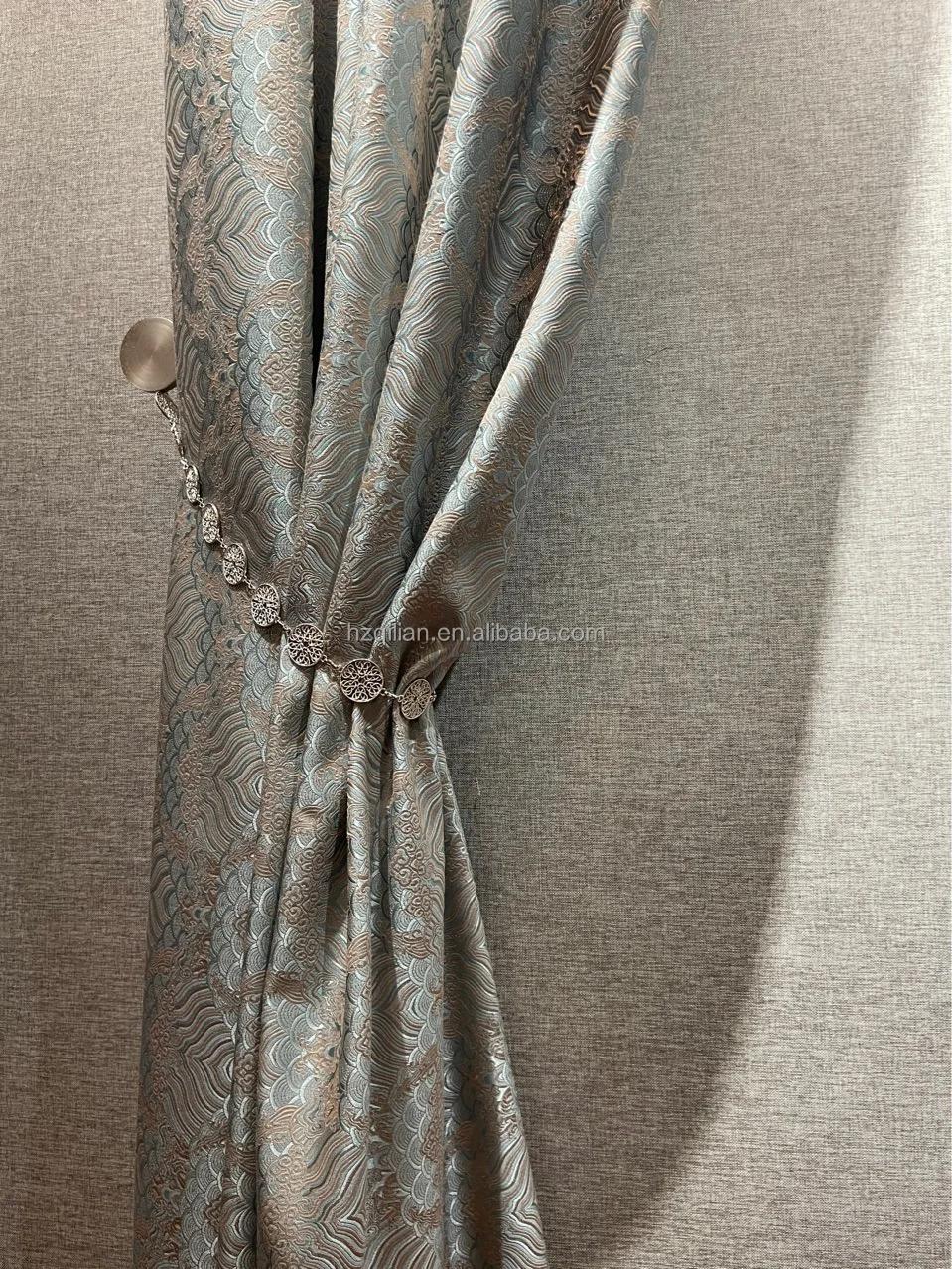 Thick Curtain Panels,Jacquard Drapery Curtains,Bedroom Blackout ...