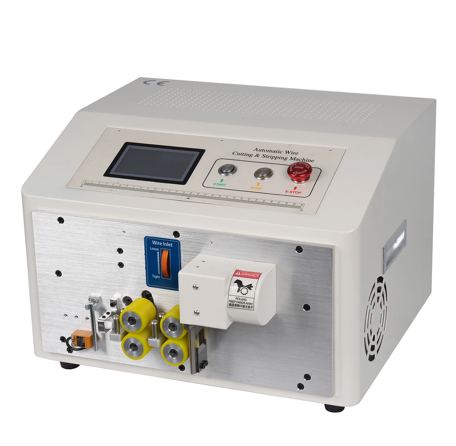 Automatic BJ-QG-4S Tube Cutting Machine Multi-Functional 4 Wheels Pipe Stripping Machine ...