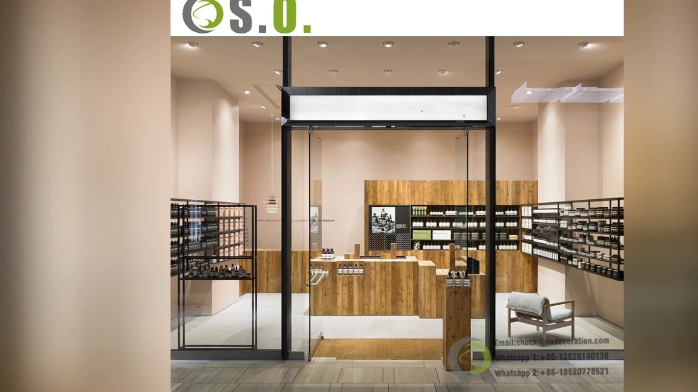 Medical Display Stand With Drawer Shelving Drugstore Furniture Retail ...