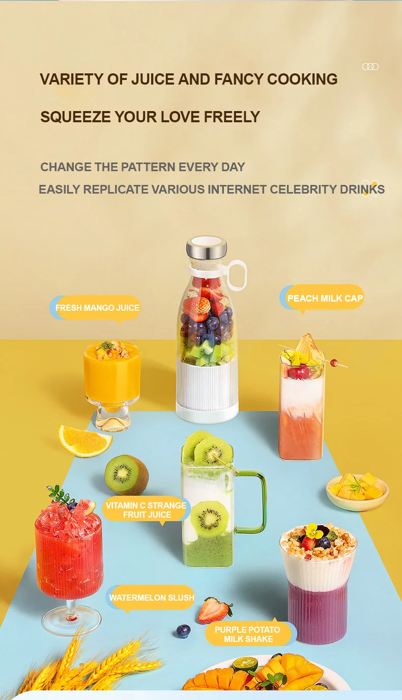 Home Fruit Small Charging Student Dormitory Mini Fried Juice ...