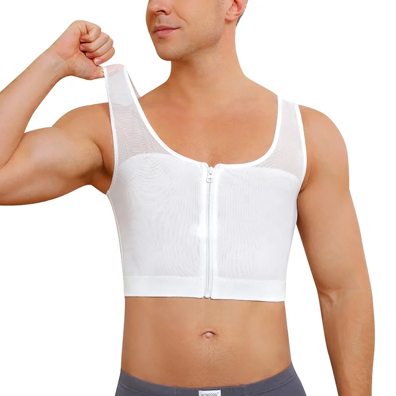 Chest Gynecomastia Body Shaper Vest - Mens Compression Shirt