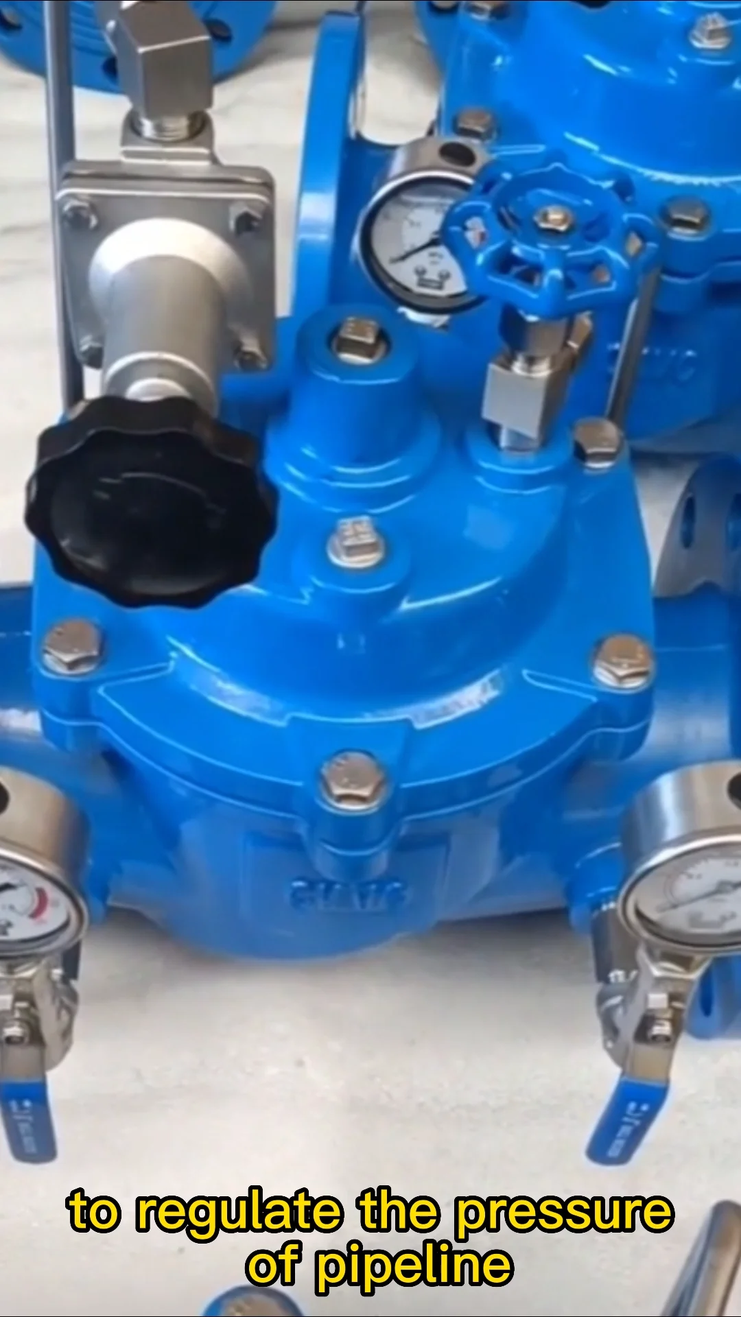 Dn100 Pn16 Flange Wcb Pressure Pressurized Reduced Reducing Valve For ...