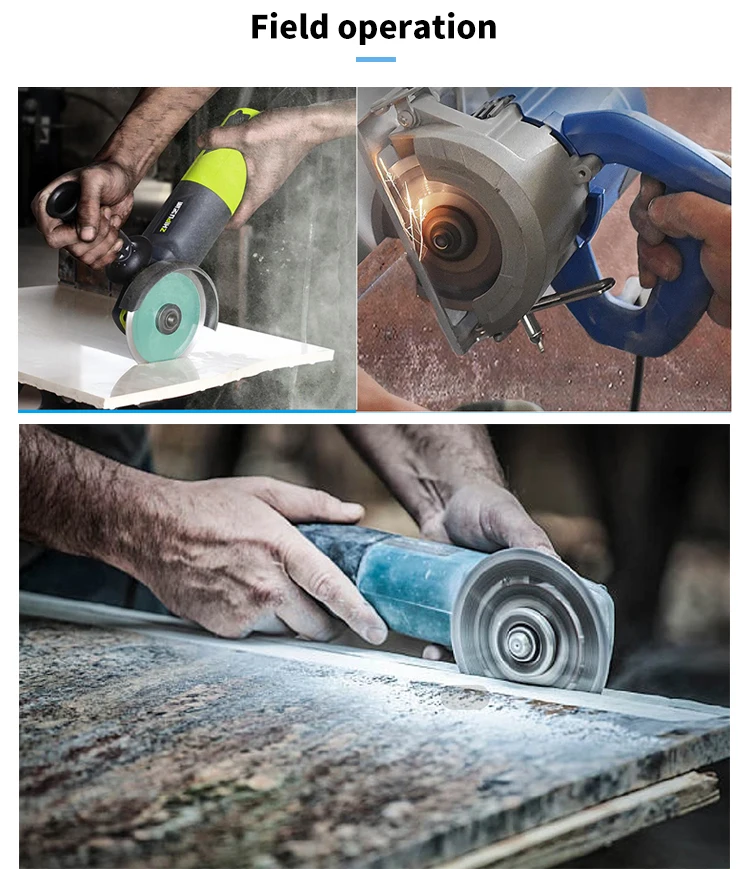 100mm Diamond Cutting Disc Marble Cutting Disc Angle Grinder Composite ...