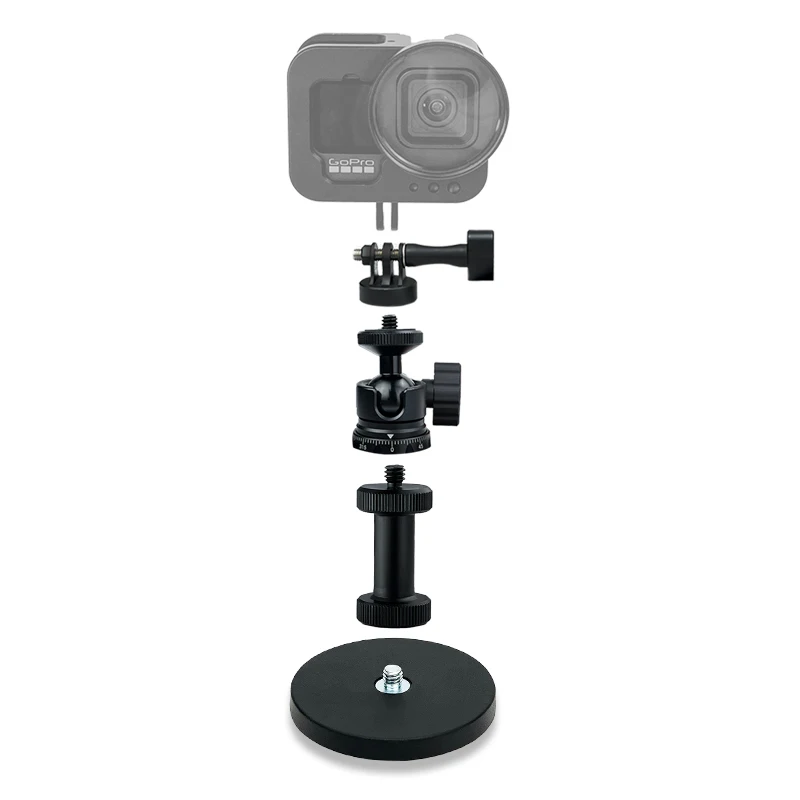 Magnetic Camera Mount with Mini Universal Head, Magnetic Mount Base ...