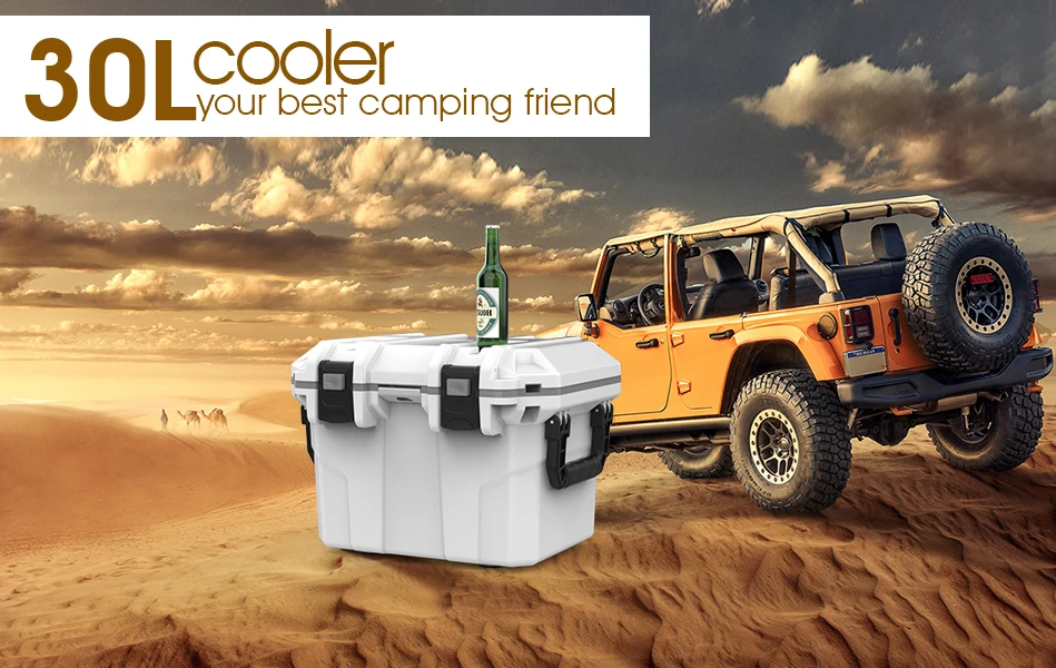 Outdoor Fishing Fashion Cooler Design Box 30qt Camping Cooler Icebox ...