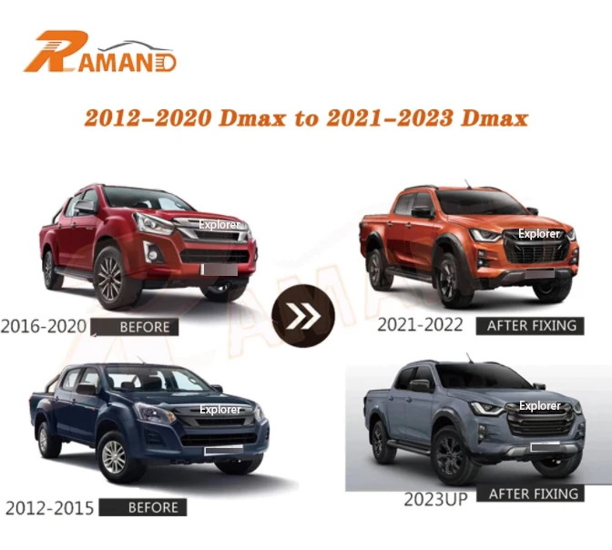 Ramand Factory Bodykit for D-Max 2012-2020 - Upgrade Parts