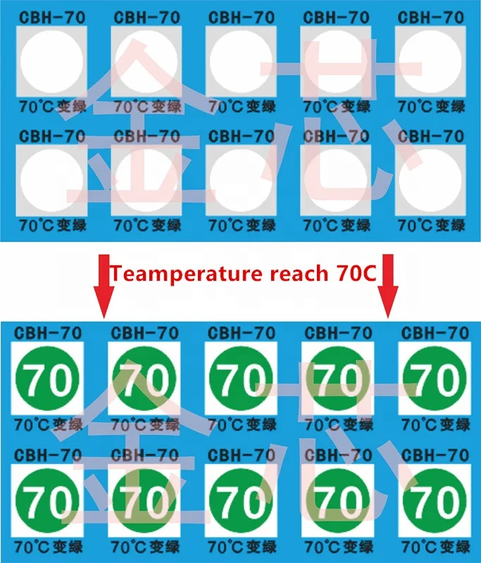 Reversible Temperature Sensitive Labels Thermometer Vinyl Self Adhesive ... Reversible Temperature Sensitive Labels Thermometer Vinyl Self Adhesive ...