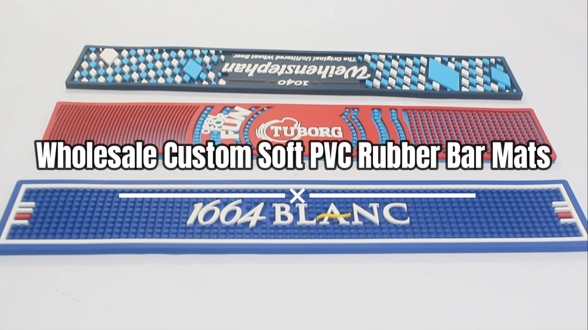 Accessories Para Bar Runners Maker Custom Rubber Beer Mat Pvc Spill ...