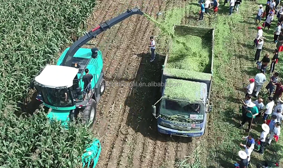 Wecareu Self-propelled Grass Cutter Forage Harvester Agricultural Maize ...