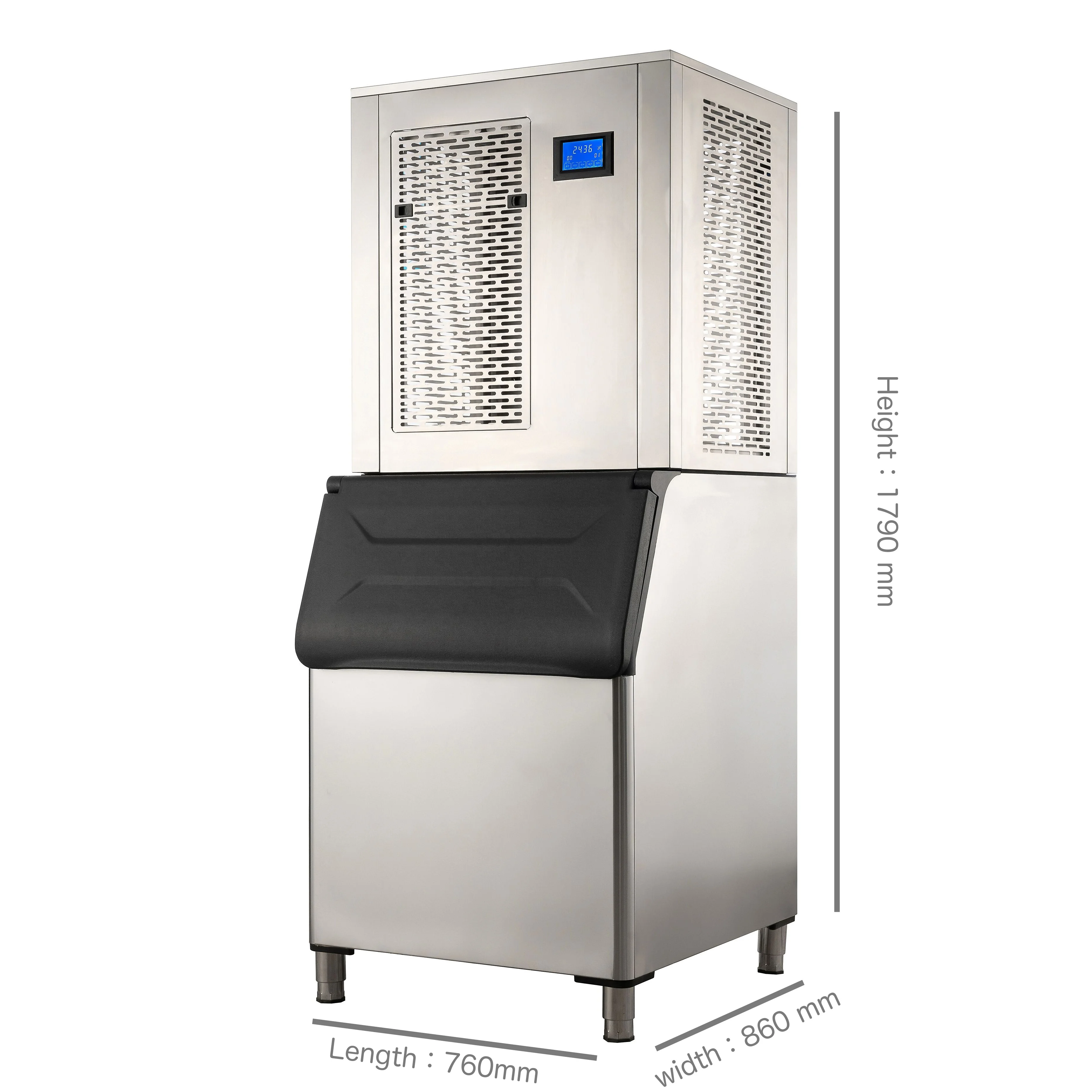 Flake Ice Maker China 500kg/24housr Water Cooled Commercial Ice Maker ...