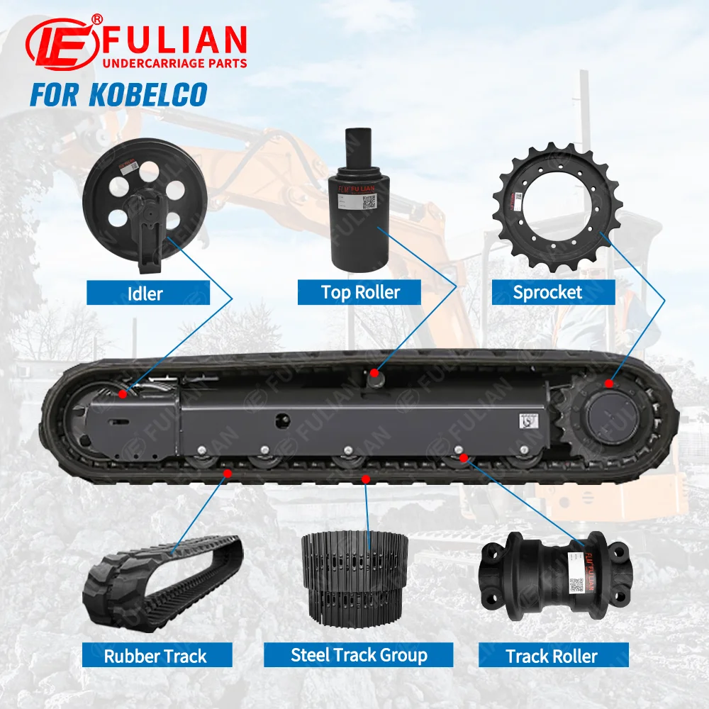 Kobelco SK Series Excavator Undercarriage Parts - Durable & Reliable