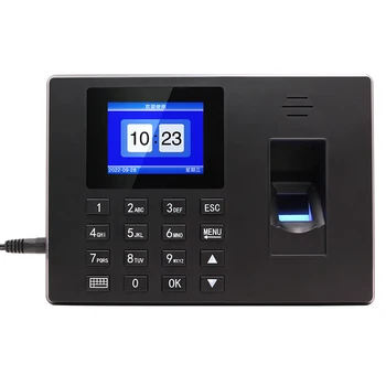 2.4inch Biometric Fingerprint Time Attendance Usb Office Check-in ...