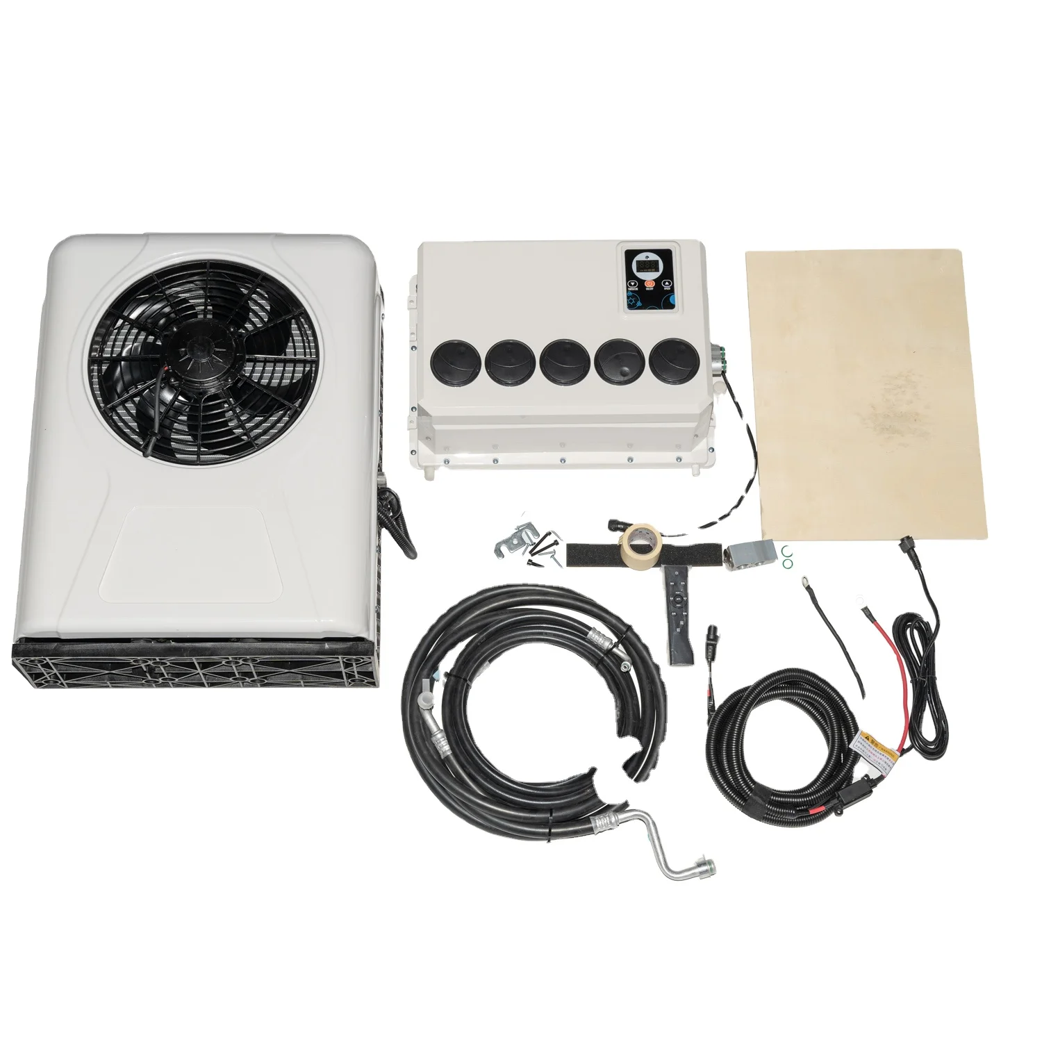 Hvac Car Auto Parking Air Conditioner 12v 24v Electric Truck Air ...
