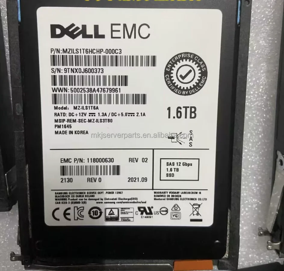 Brand New For Dell Emc D4-2sfxl-1600u 1.6t Sas Ssd Unity Xt 380f 680f ...
