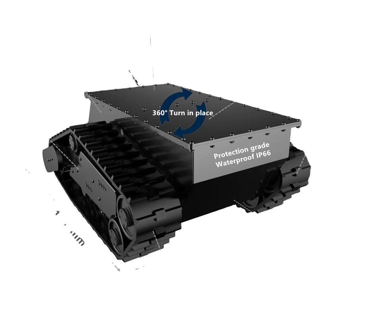 crawler robot chassis robot platform for custom Intelligent Remote ...