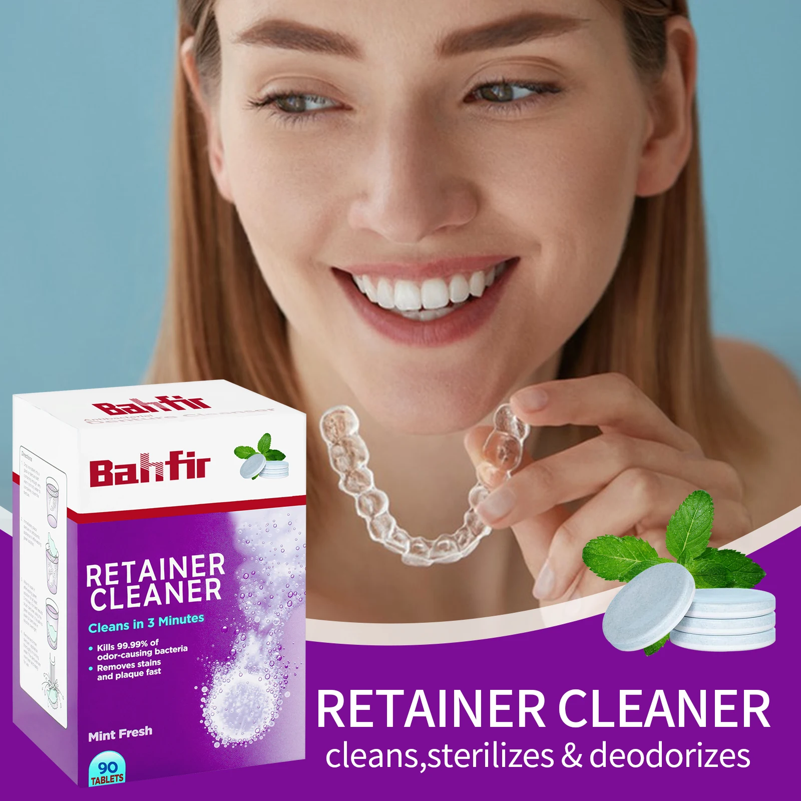 OEM High Quality Effervescent Tablet Personal Daily Denture Cleaner ...