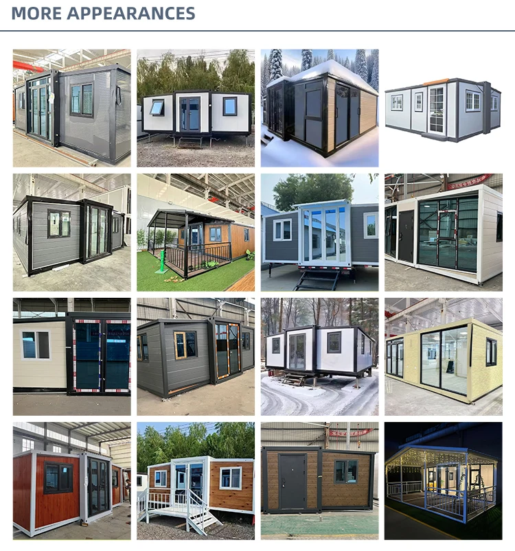 Ready Made Shipping 20Ft 40Ft Prefab Expandable Folding Container House ...