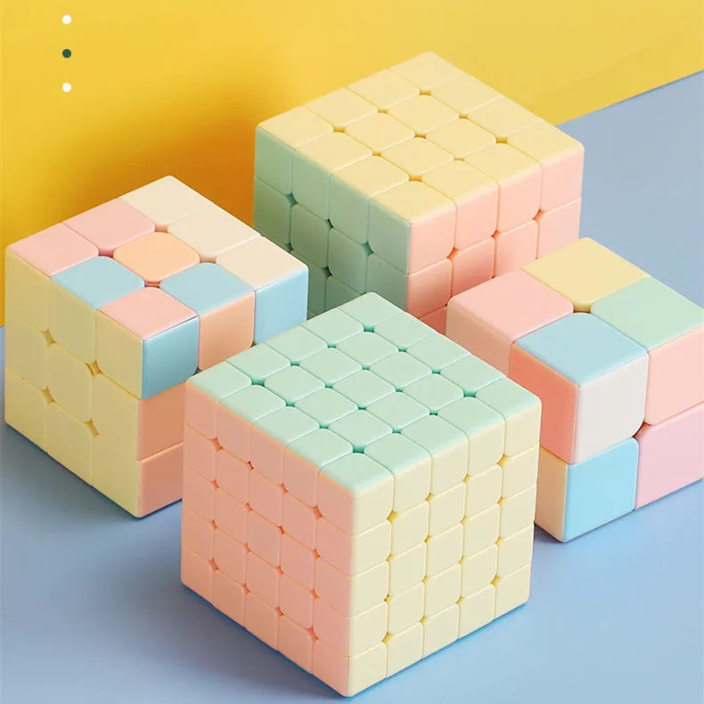 Kids Educational Plastic Cube Toys Anti Stress Speed Magical Puzzle ...