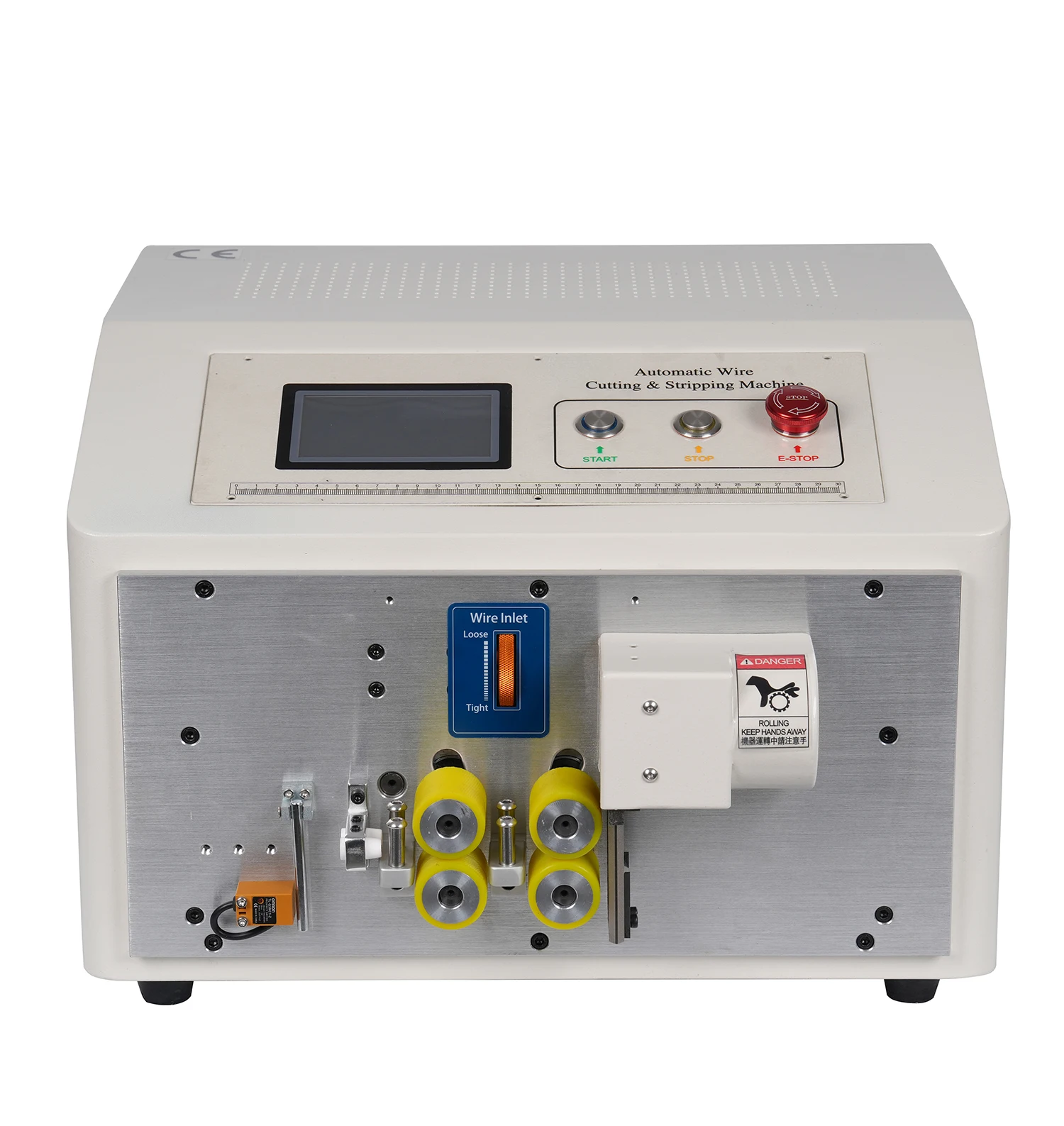 Automatic BJ-QG-4S Tube Cutting Machine Multi-Functional 4 Wheels Pipe Stripping Machine ...