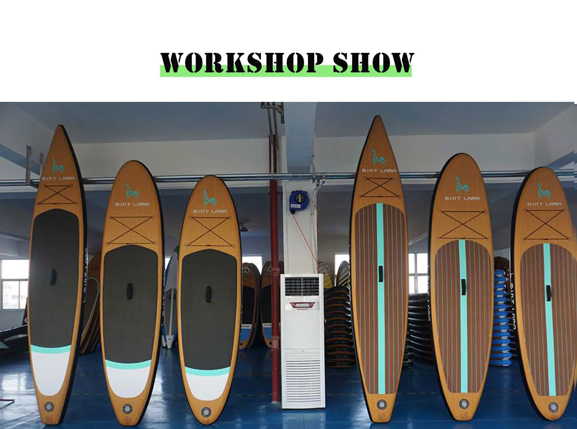 Wooden Double Layer Drop Stitch SUP Boards Quality Inflatable Paddle ...