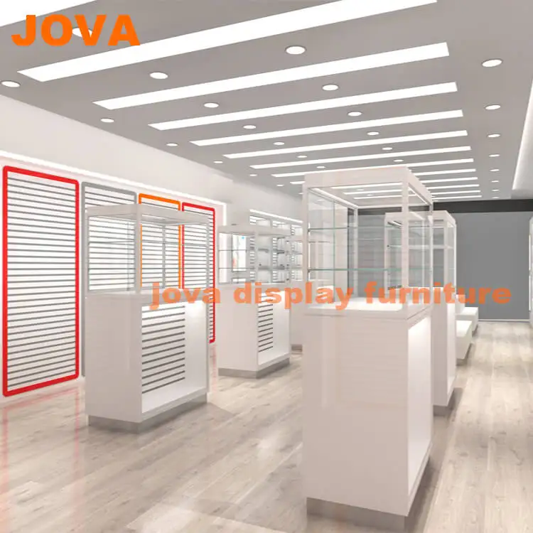 Mobile Phone Shop Counter Table Design To Display Mobile Phone Counter ...