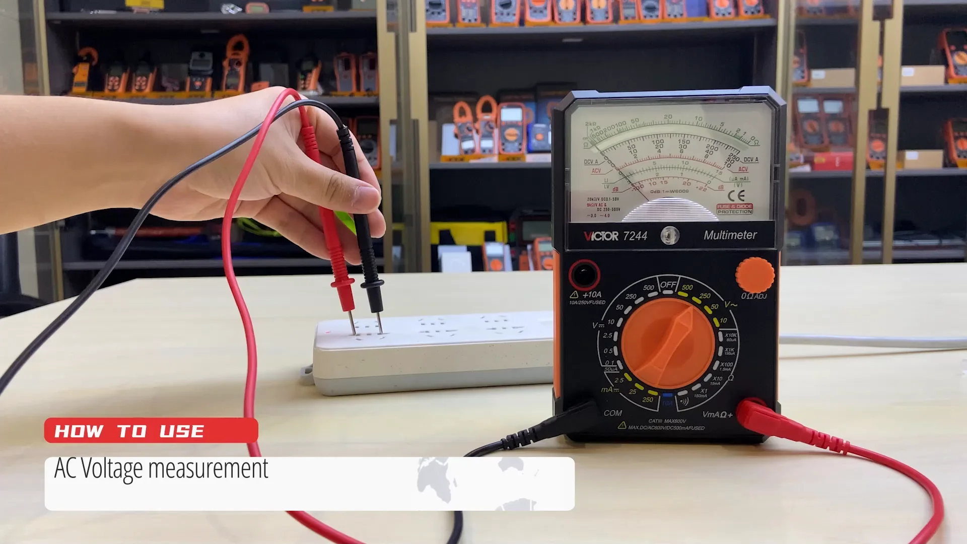 Victor 7244 New Version Analog Digital Multimeter Dc Ac Resistance ...