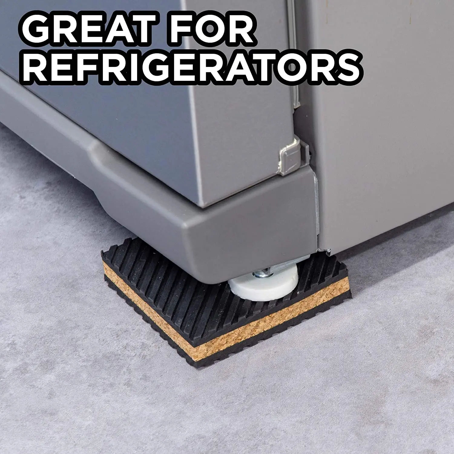 Rubber Anti Vibration Pad Heavy Duty Cork & Rubber Vibration Isolation ...